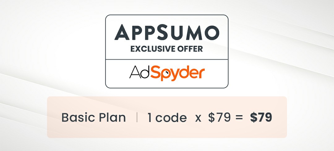 AppSumo Exclusive Deal For adspyder | Limited Time Offer